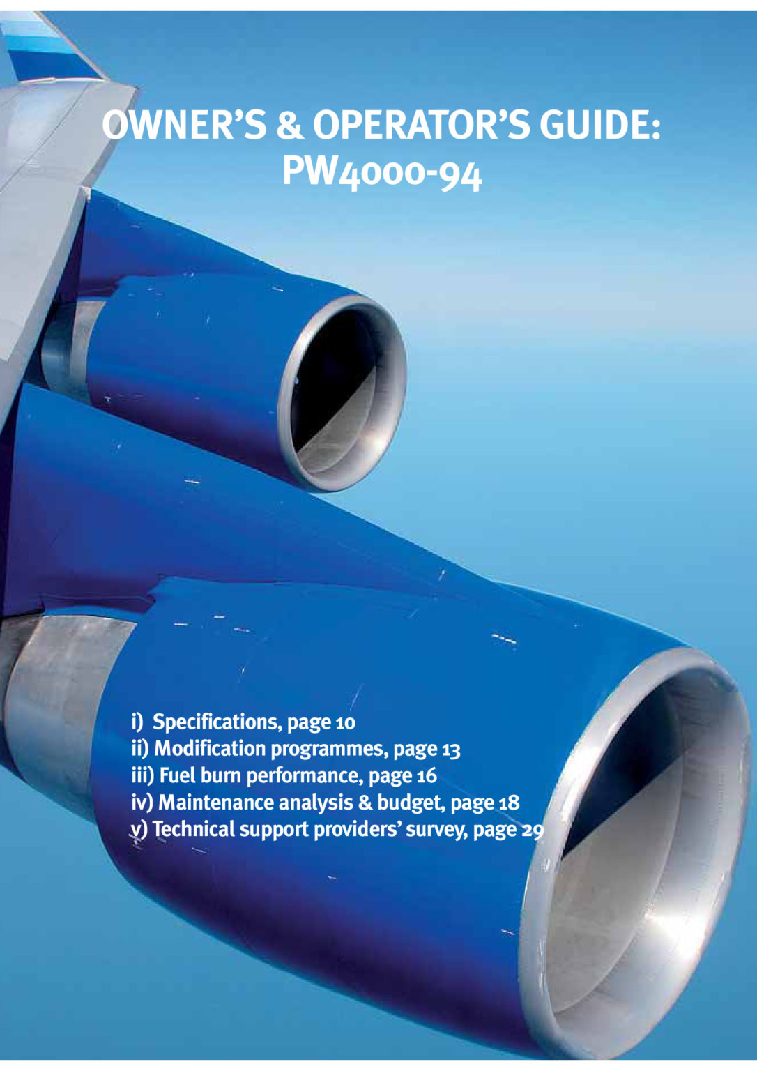 Owners & Operator's Guide: PW4000-94, Issue 54 Oct/Nov 2007 - Aircraft ...